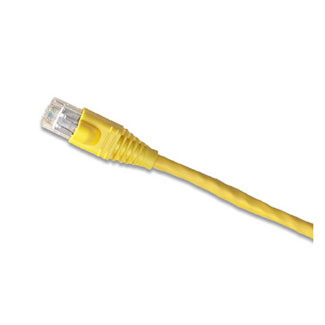 Cat 5e UTP Patch Cord, 3-foot, Yellow, 5G460-3Y – Leviton
