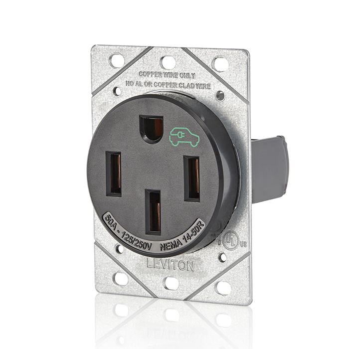 50 Amp EV Charging Receptacle/Outlet, Heavy Duty, 1450R – Leviton