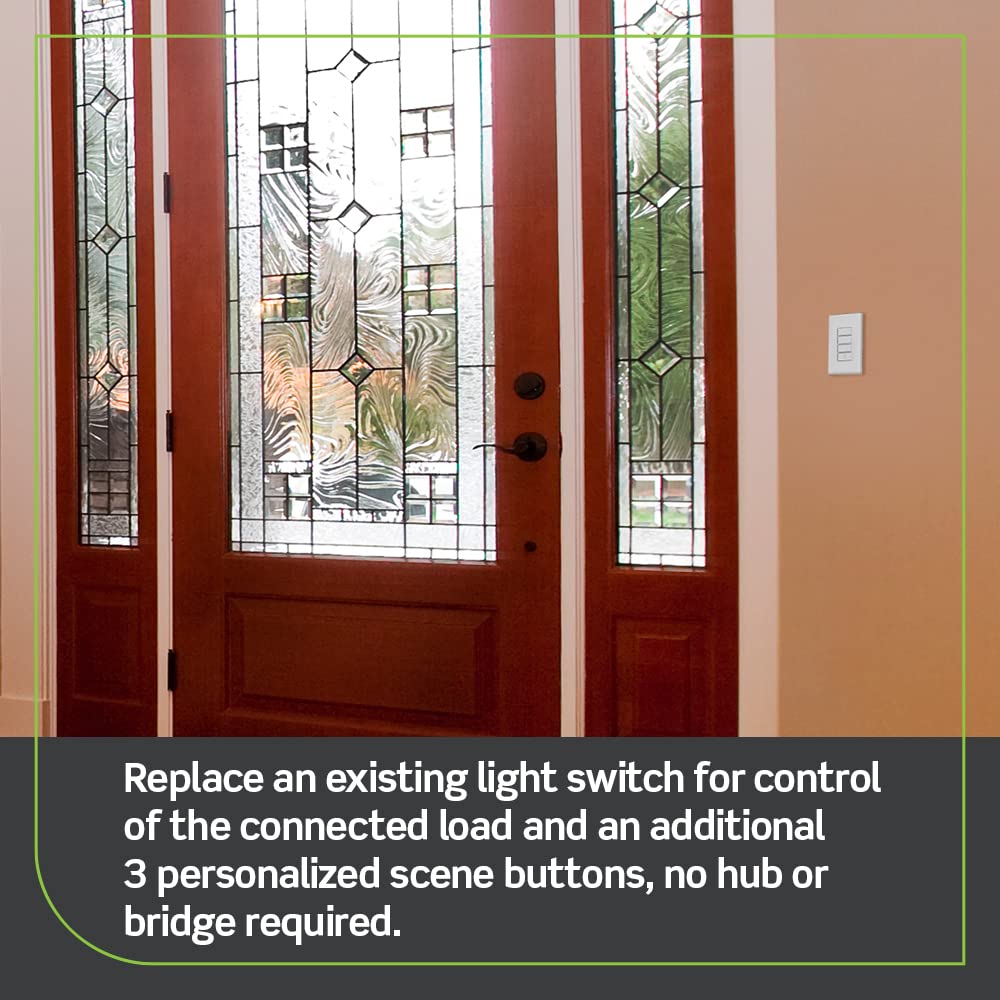 Decora Smart Scene Controller Switch, Wi-Fi 2nd Gen, D2SCS-1RW, White ...