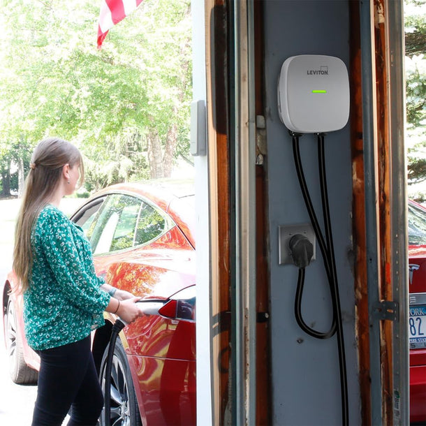 50 Amp EV Charging Receptacle/Outlet, Heavy Duty, Weather-Resistant, 1 ...