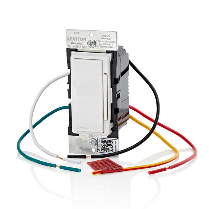 Decora Smart ELV / LED, Phase Selectable Dimmer Switch, Wi-Fi 2nd Gen, – Leviton