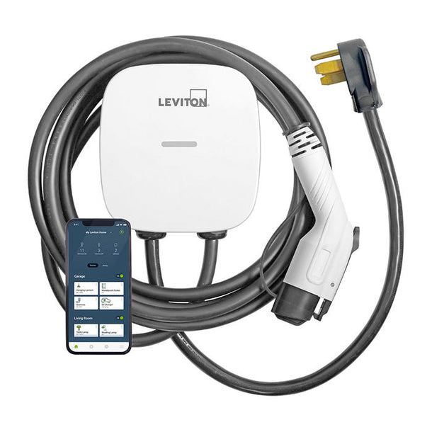Level 2 Electric Vehicle (EV) Charging Station, 40A, 208/240 VAC, 9.6 ...