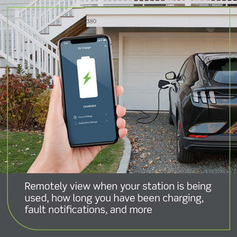 Leviton Level 2 Smart Electric Vehicle (EV) Charger with Wi-Fi, 48 Amp