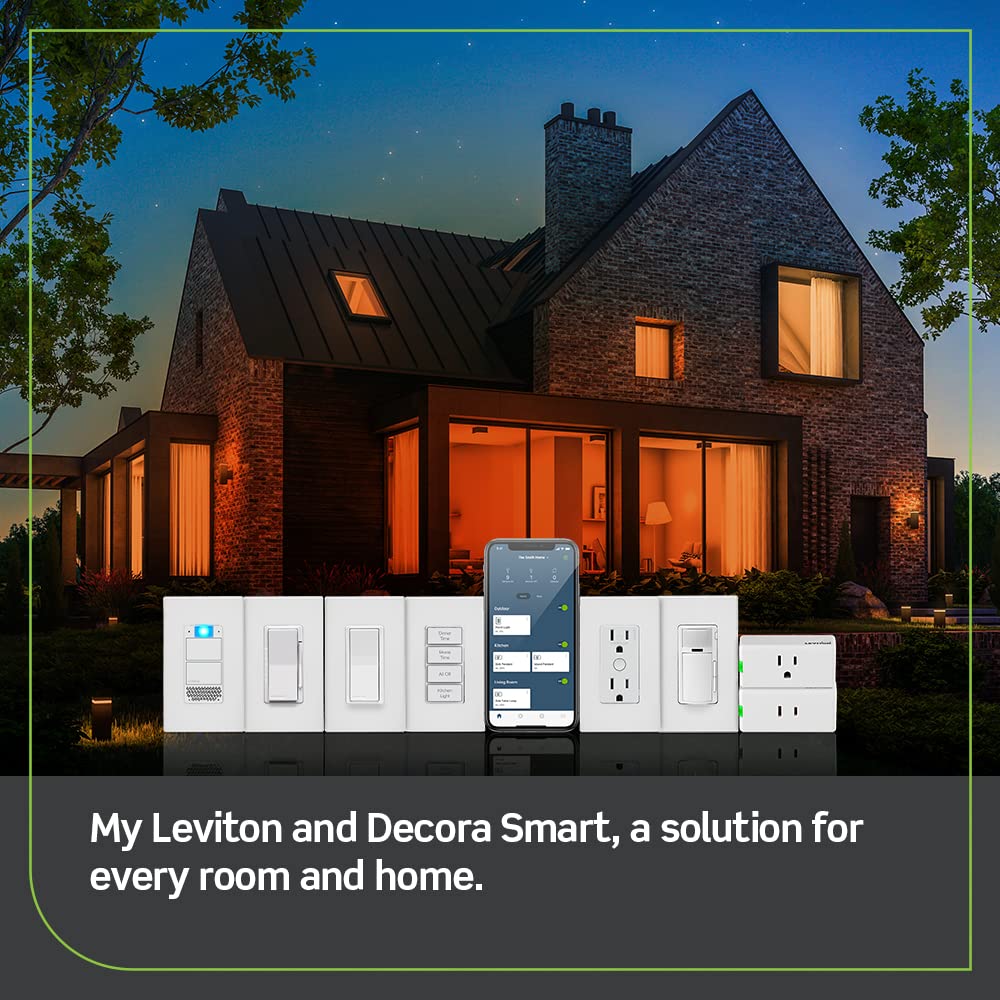 Decora Smart Scene Controller Switch, Wi-Fi 2nd Gen, D2SCS-1RW, White ...