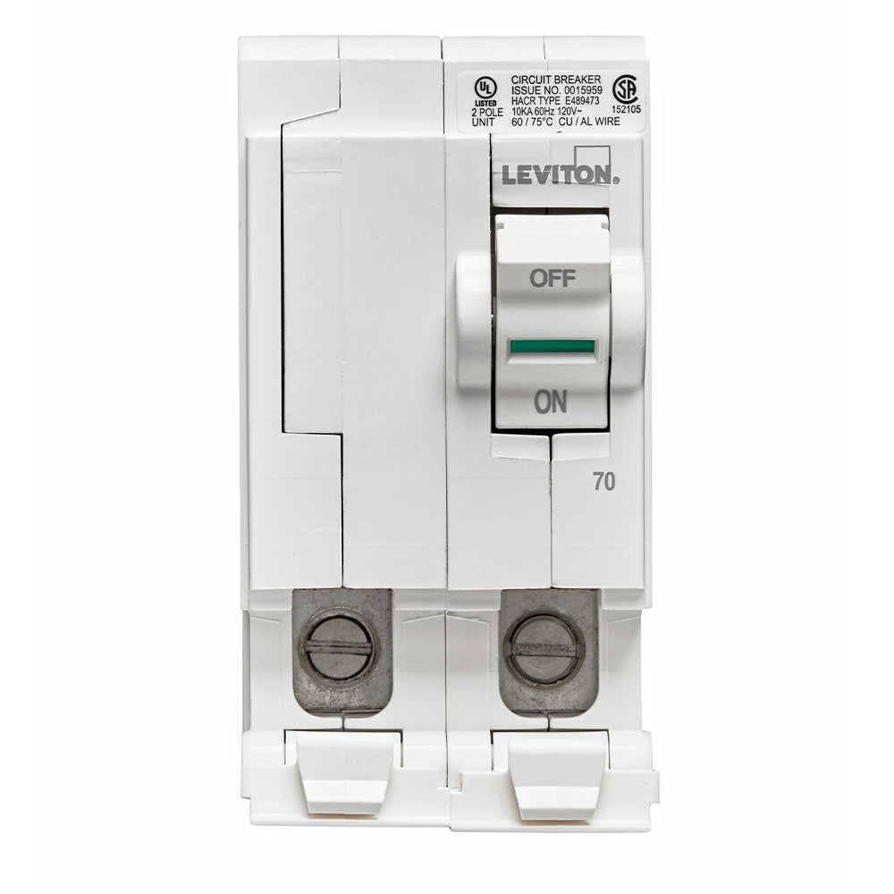 70A 2-Pole Standard Branch Circuit Breaker, LB270 – Leviton