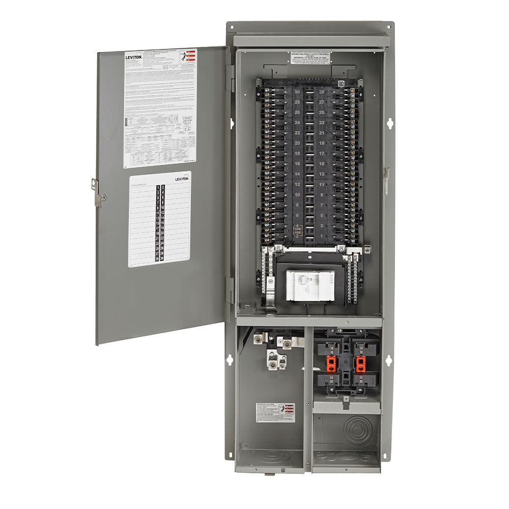 30 Space Outdoor Meter Main Combo with 100A Main Circuit Breaker, Semi ...