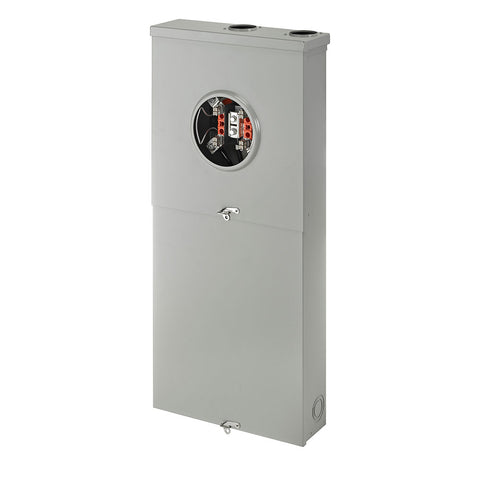 150A Outdoor Meter Main Combo, 8 Spaces, Ringless with Internal Trough ...