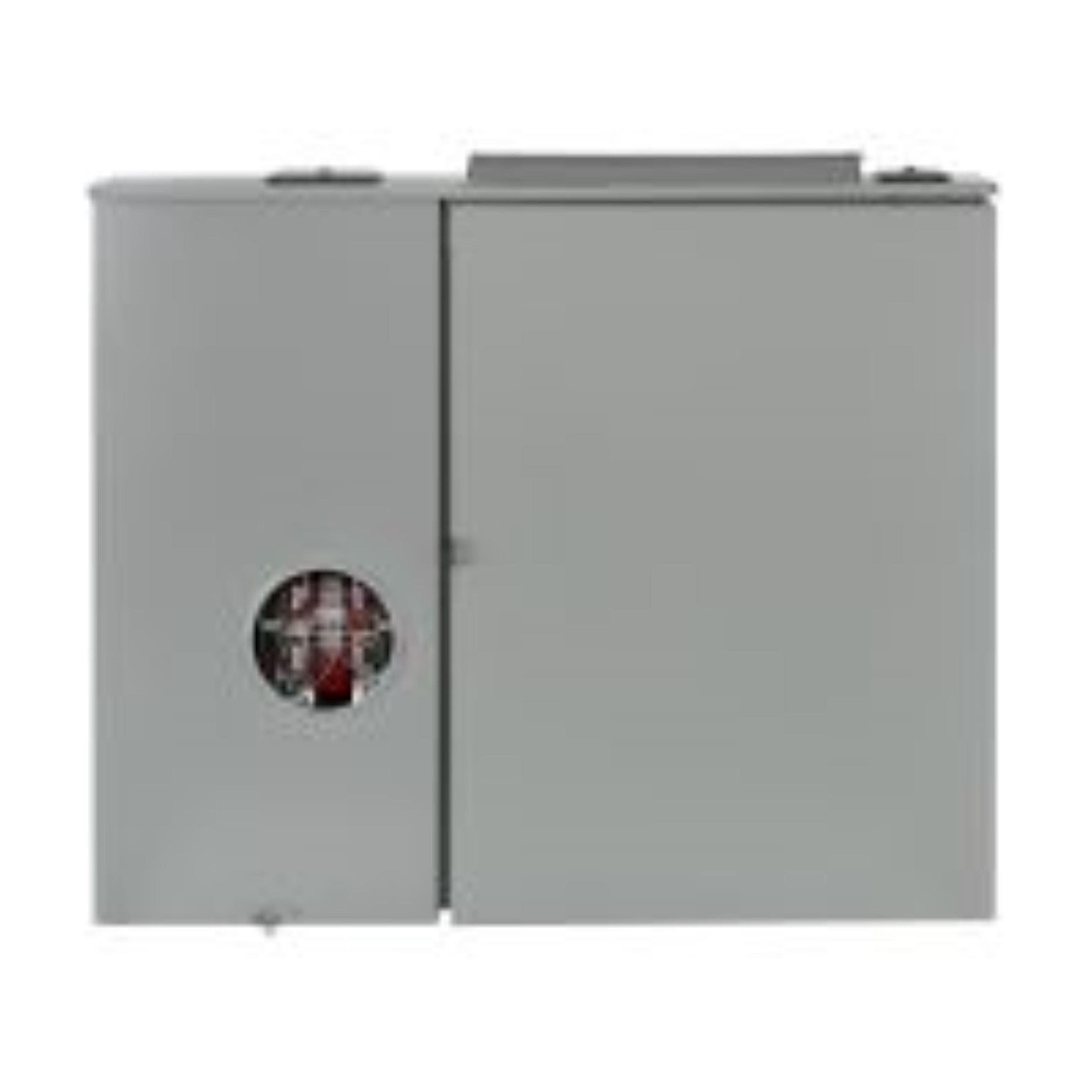 400A Outdoor Meter Main, 12 Spaces, Ringless with Class 320 Meter Sock ...