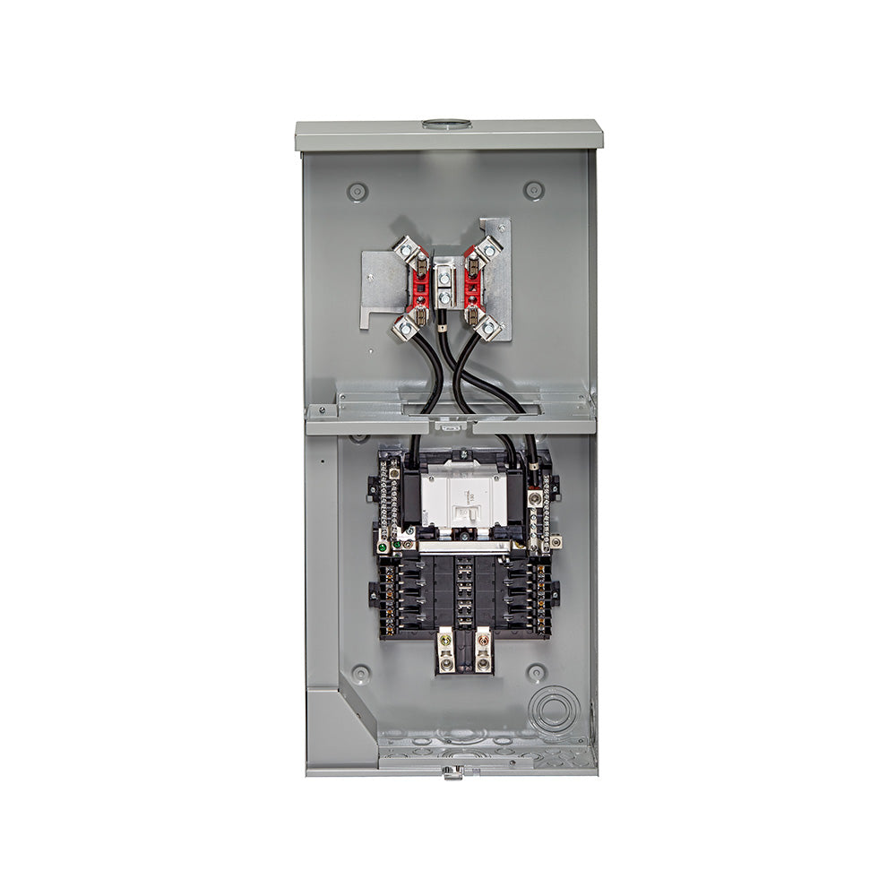 150A Outdoor Meter Main Combo, 8 Spaces, Ring Type, LS815-BRD – Leviton