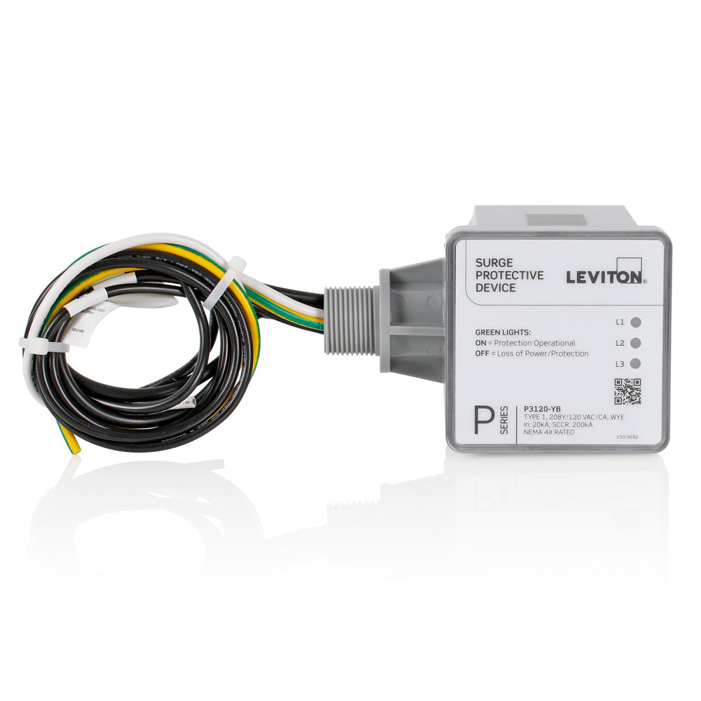Type 1 Surge Protective Panel SPD, Gray, P2120-B – Leviton