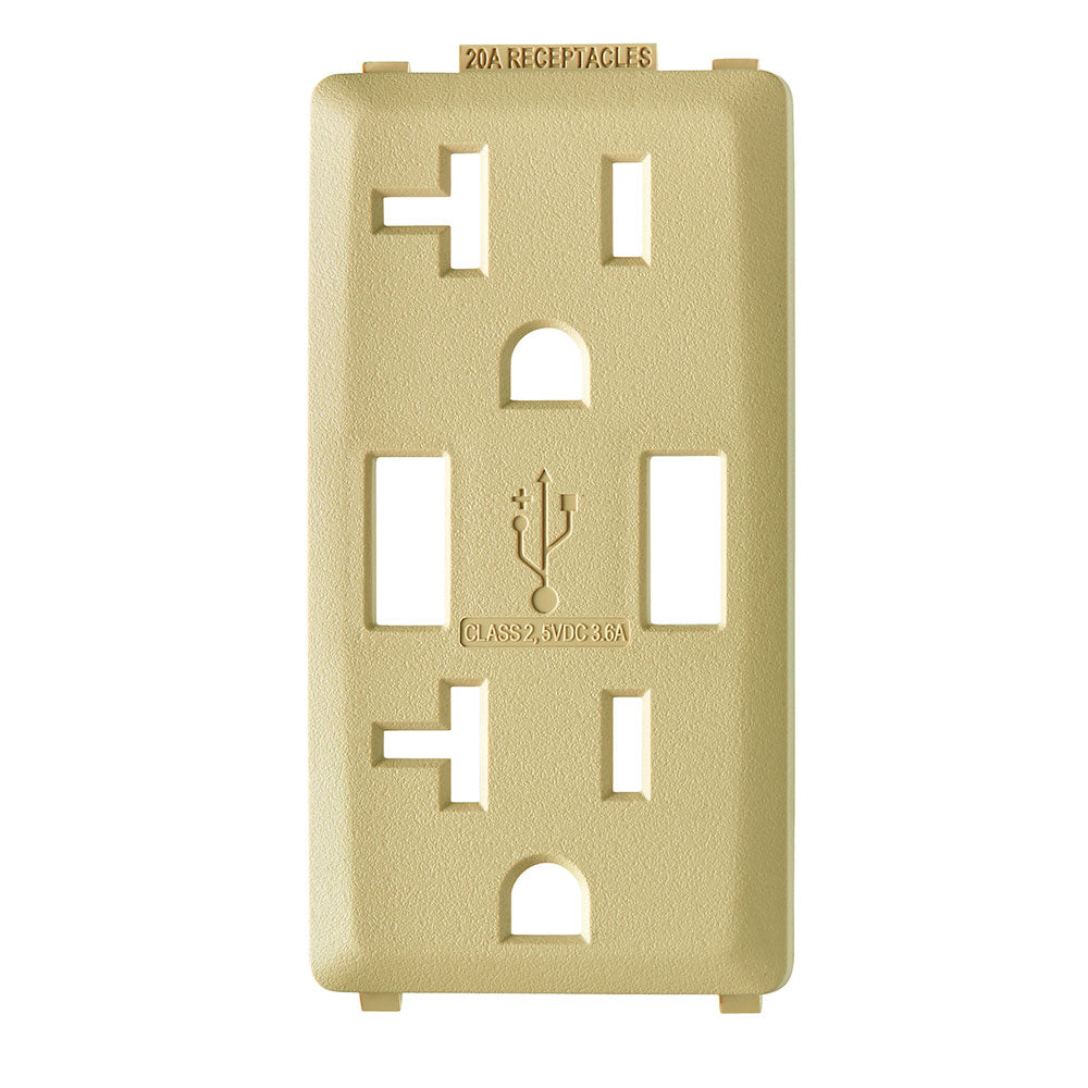 Leviton RKAA2-DT, Dapper Tan Color Change Kit for Renu 20A USB Charger