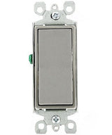 15 Amp 120/277 Volt, Decora Rocker 3-Way AC Quiet Switch, Residential ...