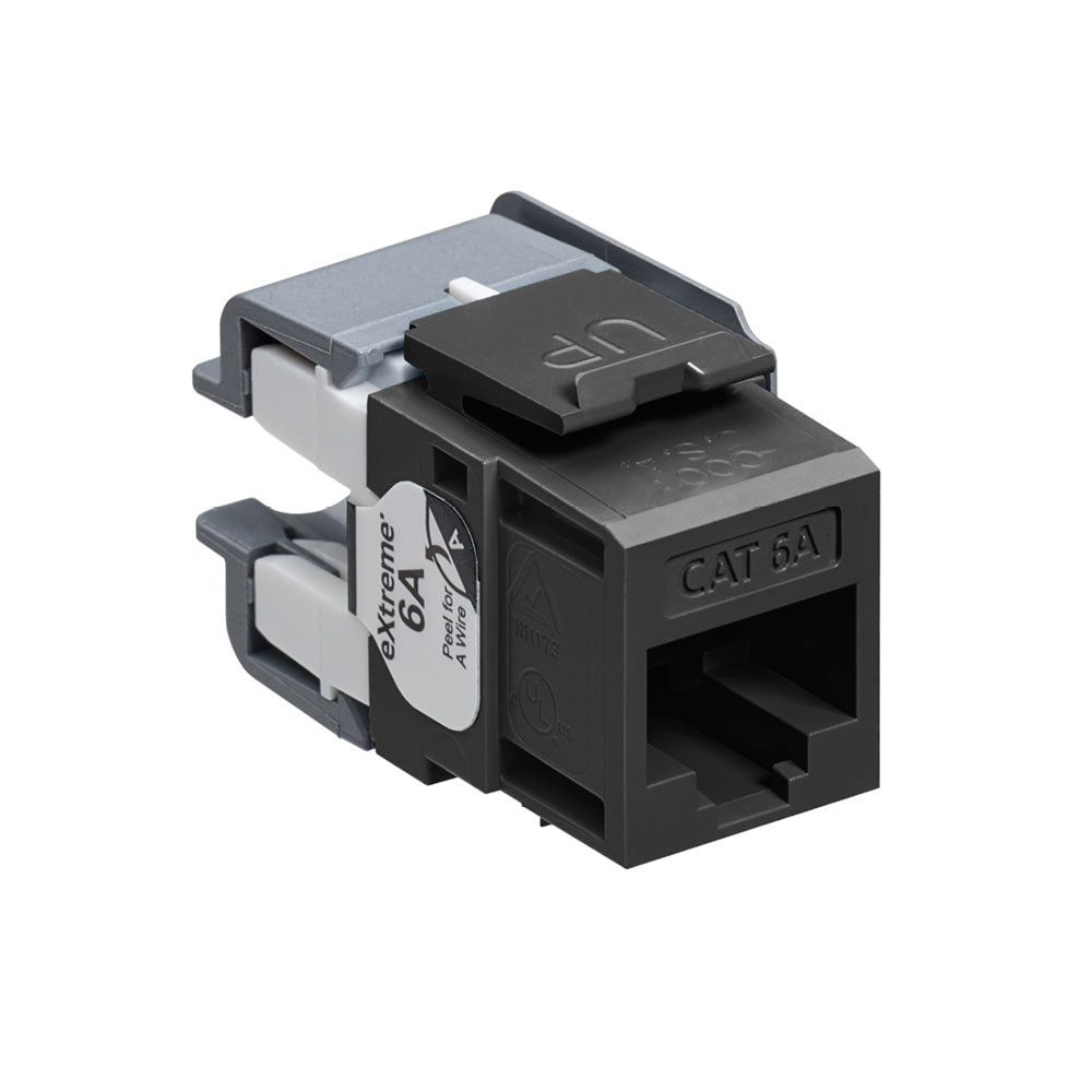 eXtreme Cat 6A QuickPort Connector, Channel-rated, 6110G-R – Leviton
