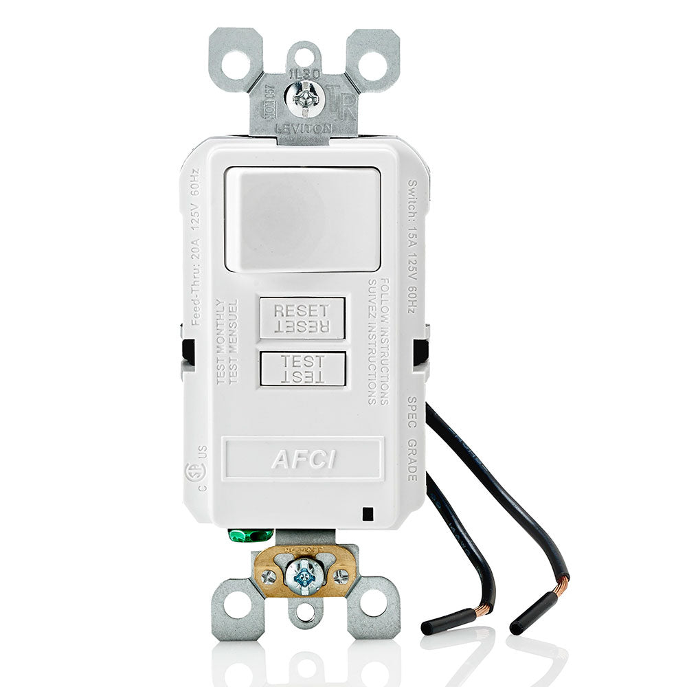 Combination AFCI with Switch, AFSW1 – Leviton