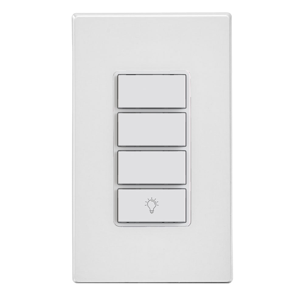 Decora Smart Scene Controller Switch, Wi-Fi 2nd Gen, D2SCS-1RW, White ...