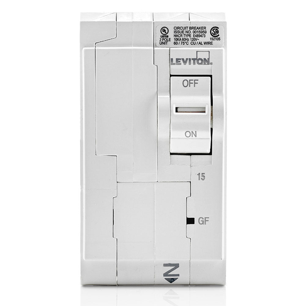 15A 2-Pole GFPE Branch Circuit Breaker, LB215-EP – Leviton