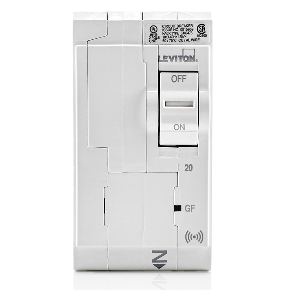 20A Smart GFPE 2-Pole Branch Circuit Breaker, LB220-ES – Leviton
