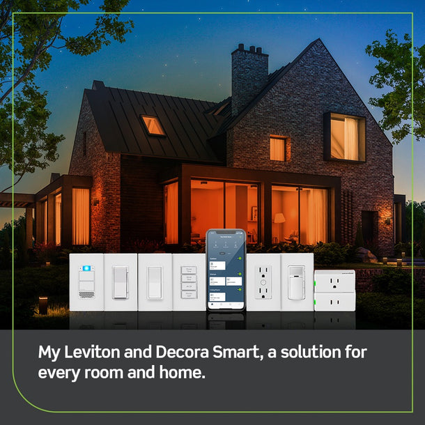 Decora Smart Wi-Fi Tamper-Resistant Outlet (2nd Gen), D215R-1RW – Leviton